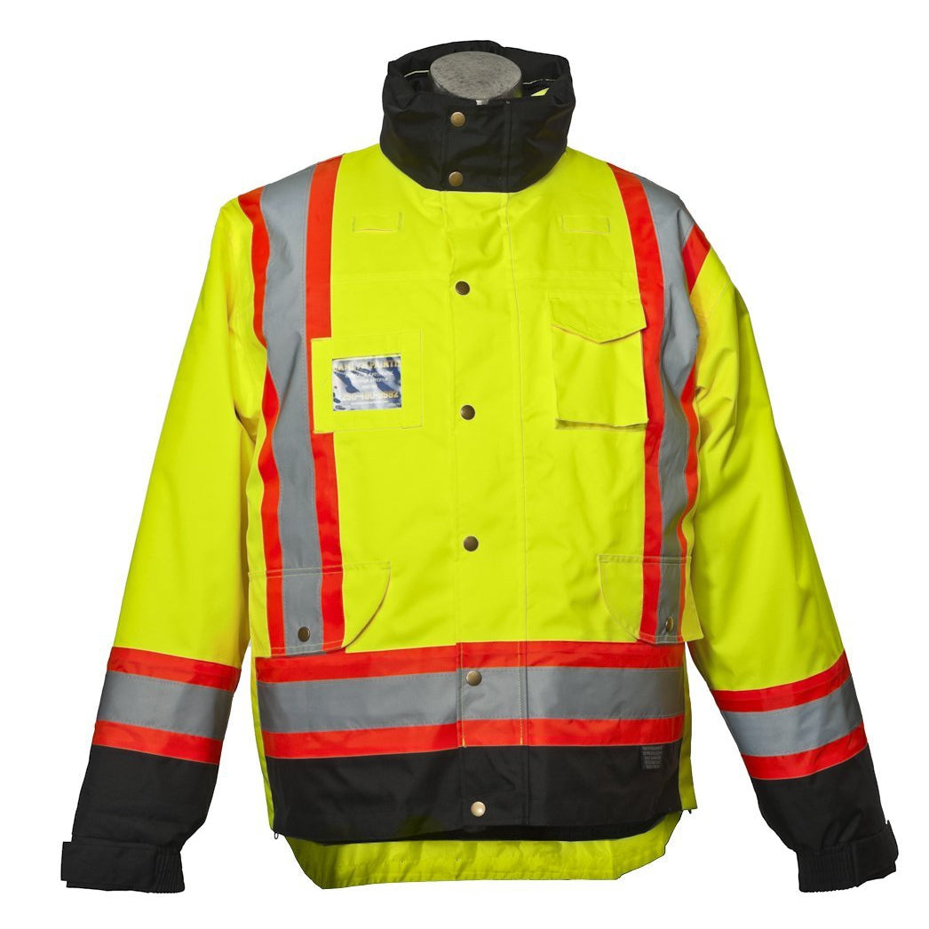 Rain Jacket Yellow 3 in 1 W/ Hoodie Size: XL – Spatial Technologies ...